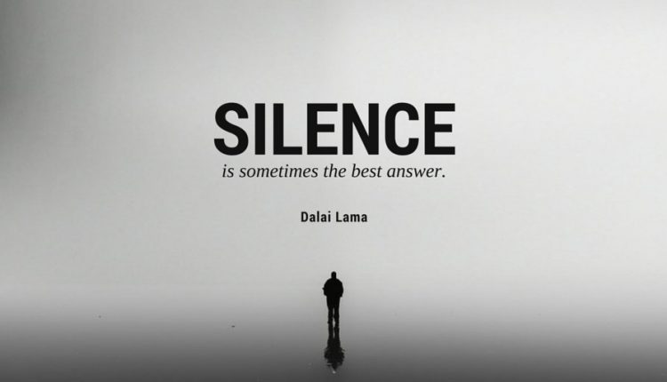 Silence Is The Best Response! - Fajar Magazine