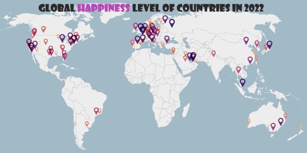 Global Happiness Level Of Countries In 2022 - Fajar Magazine