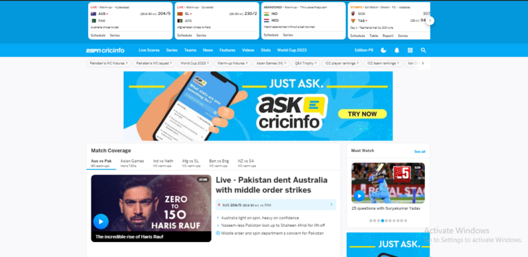 9 Best Sites for Live Cricket Streaming Online Free - Fajar Magazine