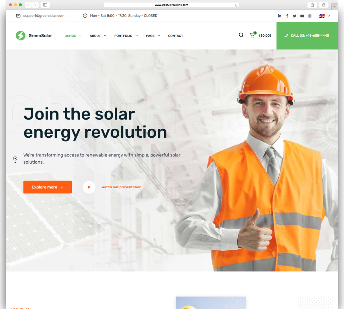 Best Renewable Energy WordPress Themes - Fajar Magazine