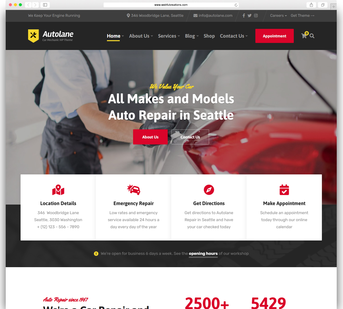 Best Car Mechanic WordPress Themes - Fajar Magazine