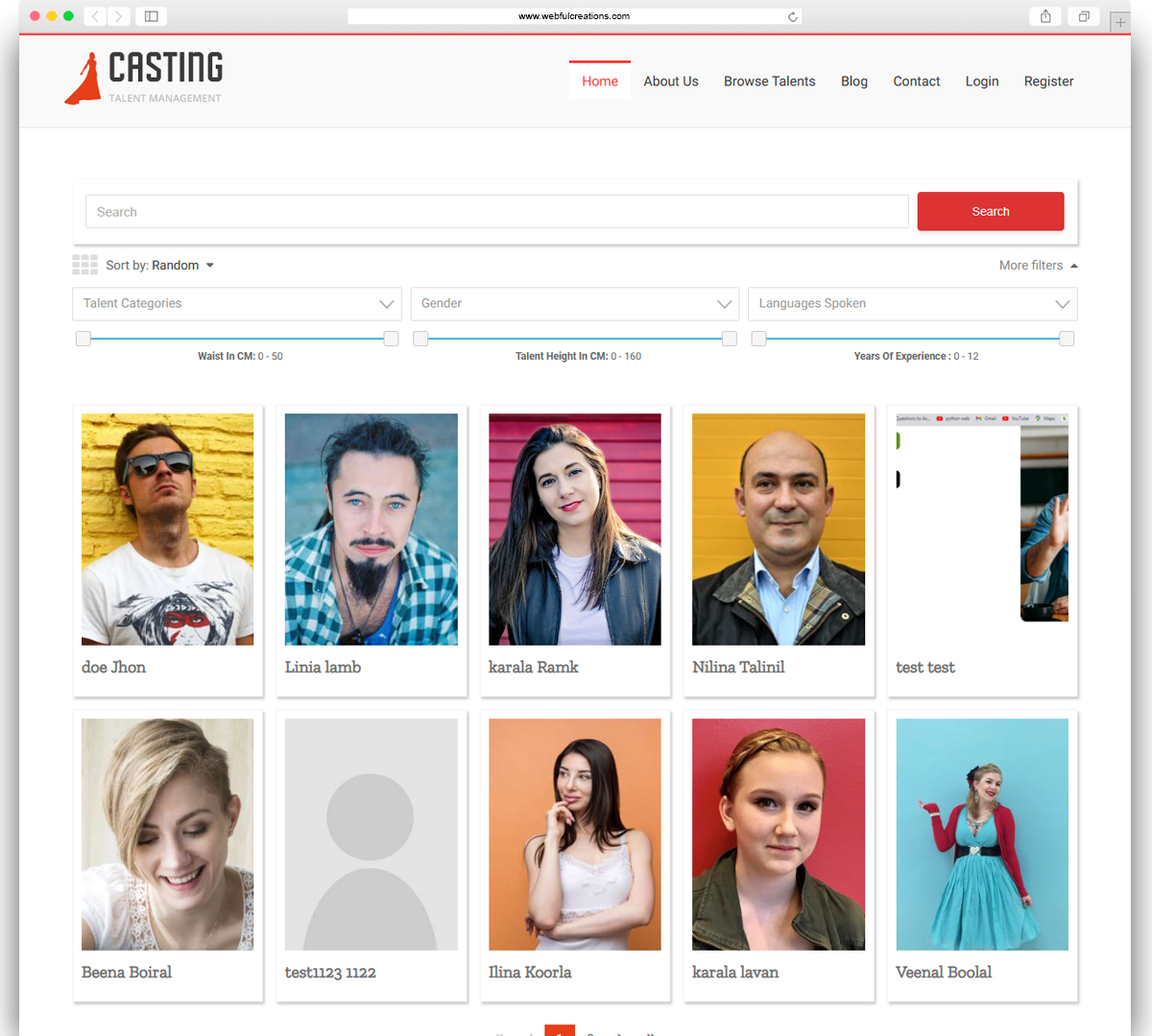 Best Model Agency WordPress Themes - Fajar Magazine