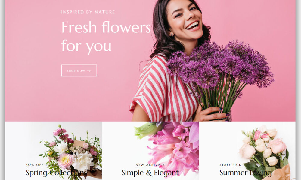 Best Flower Shop WordPress Themes - Fajar Magazine
