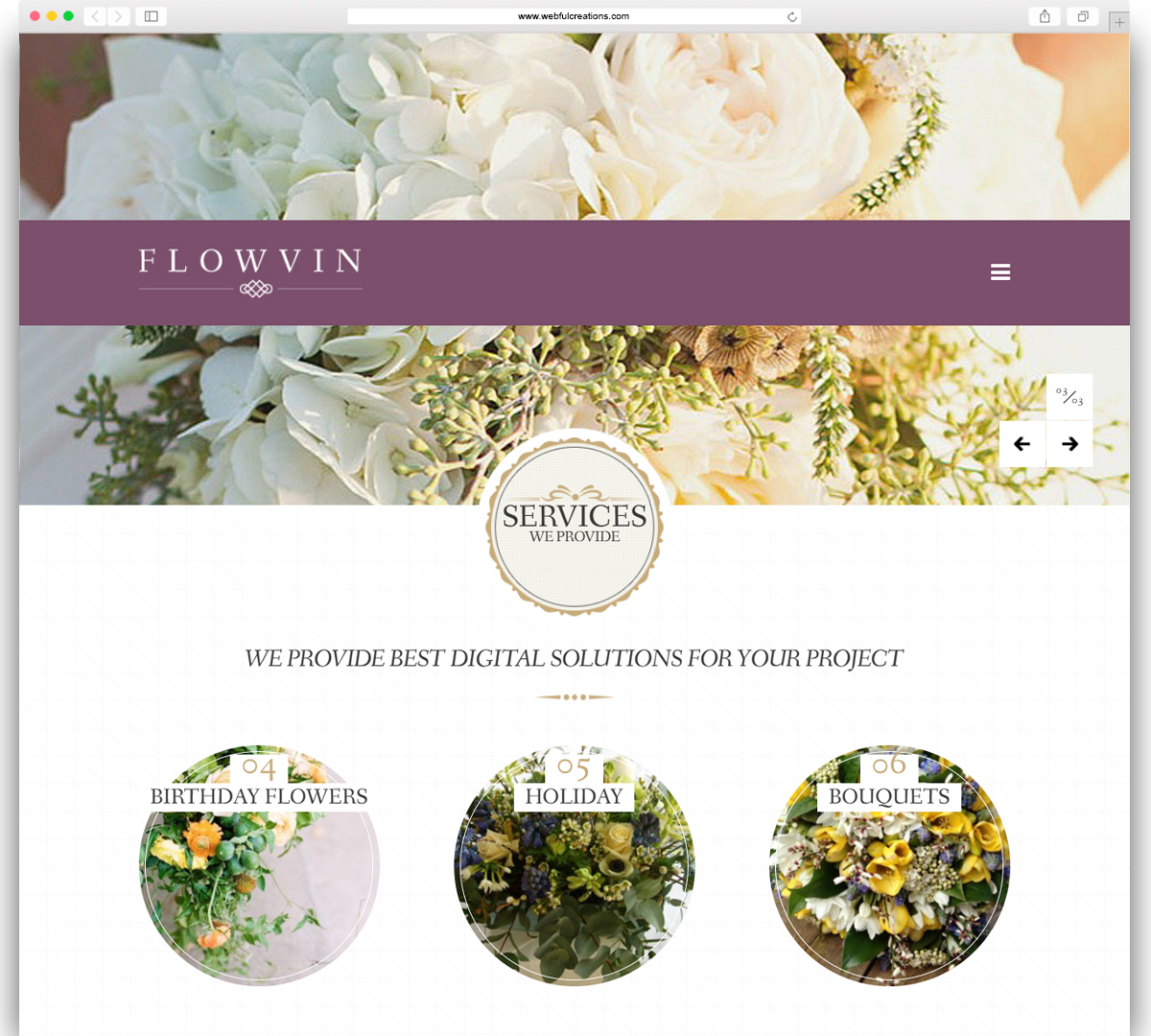 Best Flower Shop WordPress Themes - Fajar Magazine