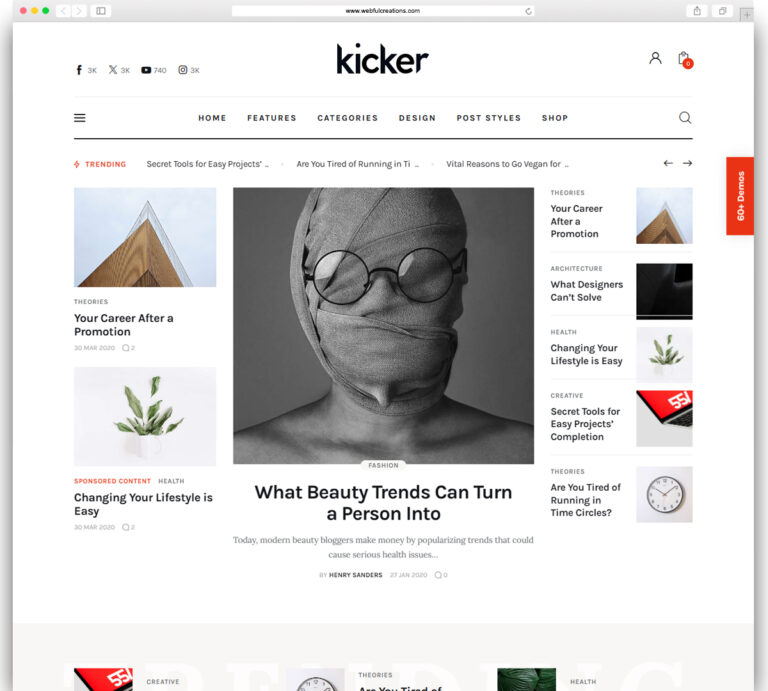 Best Blog Magazine WordPress Themes - Fajar Magazine