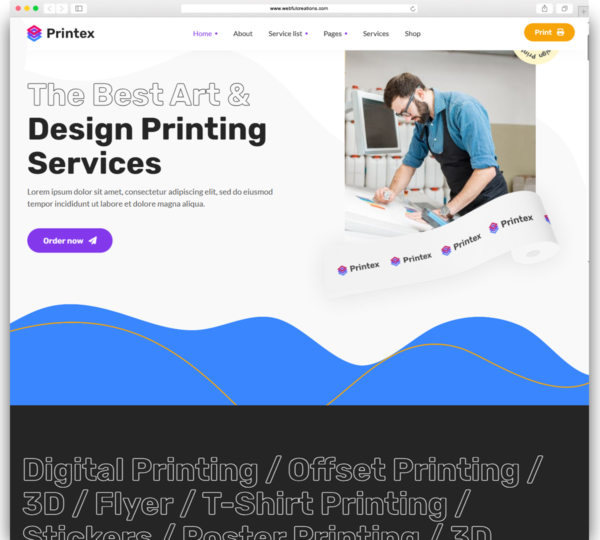Best Printing Company WordPress Themes - Fajar Magazine
