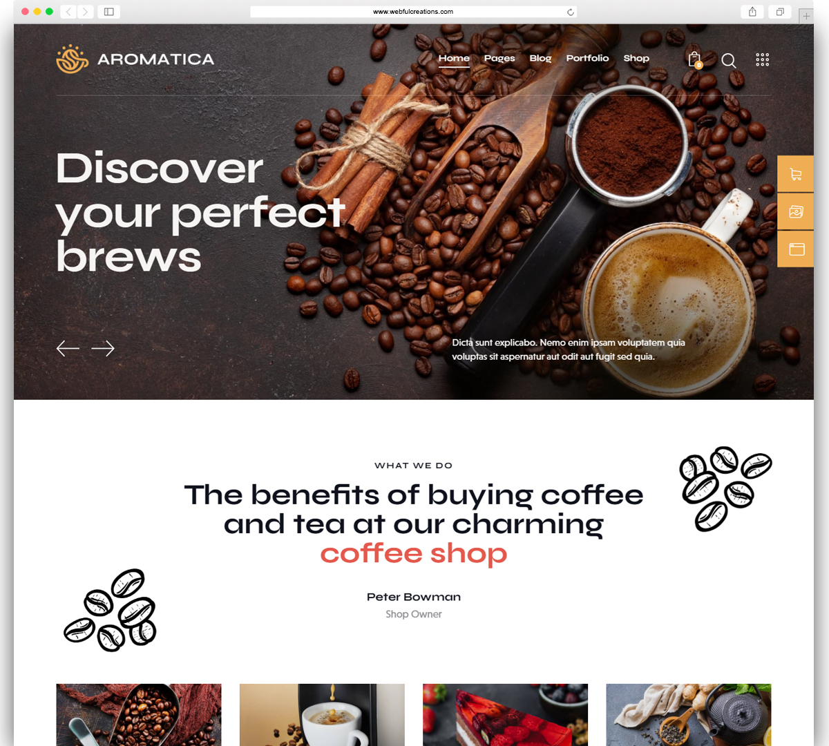 Best Coffee Shop WordPress Themes - Fajar Magazine