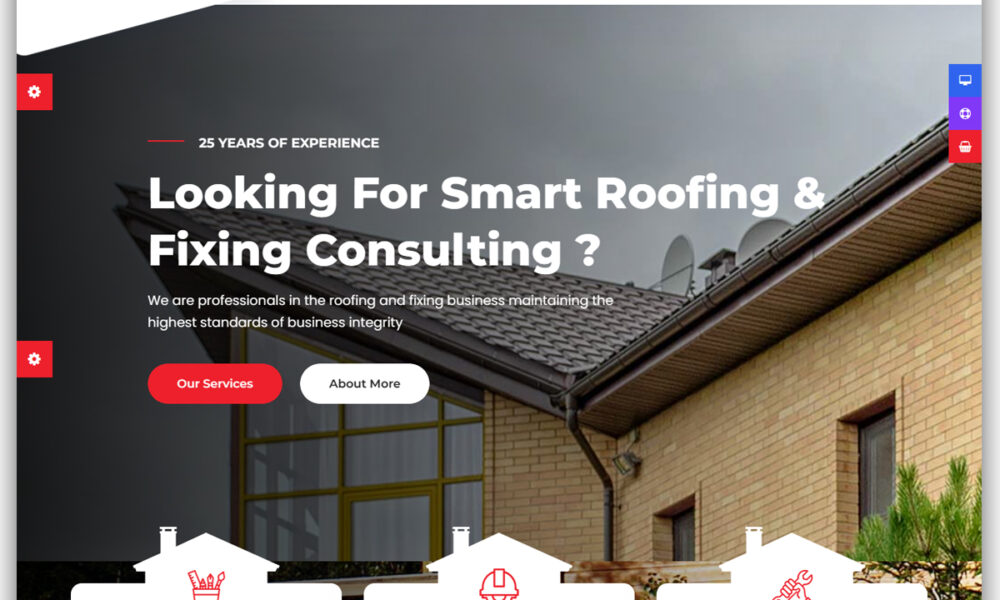 Best Roofing Service WordPress Themes - Fajar Magazine