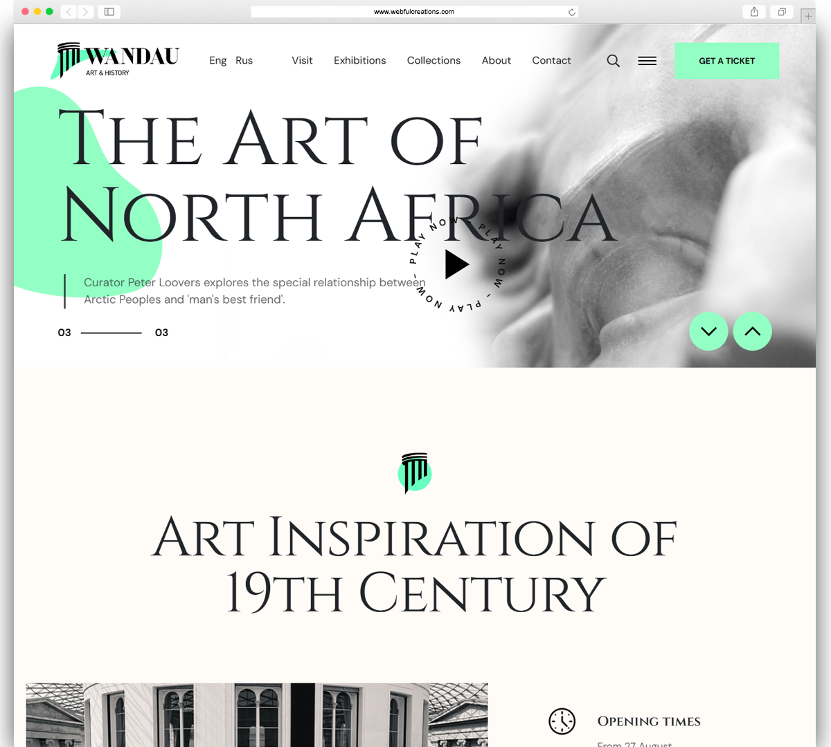 Best Museum & Exhibition WordPress Themes - Fajar Magazine