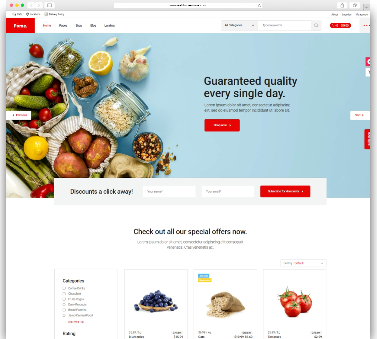 10 Best Grocery Store WordPress Themes - Fajar Magazine